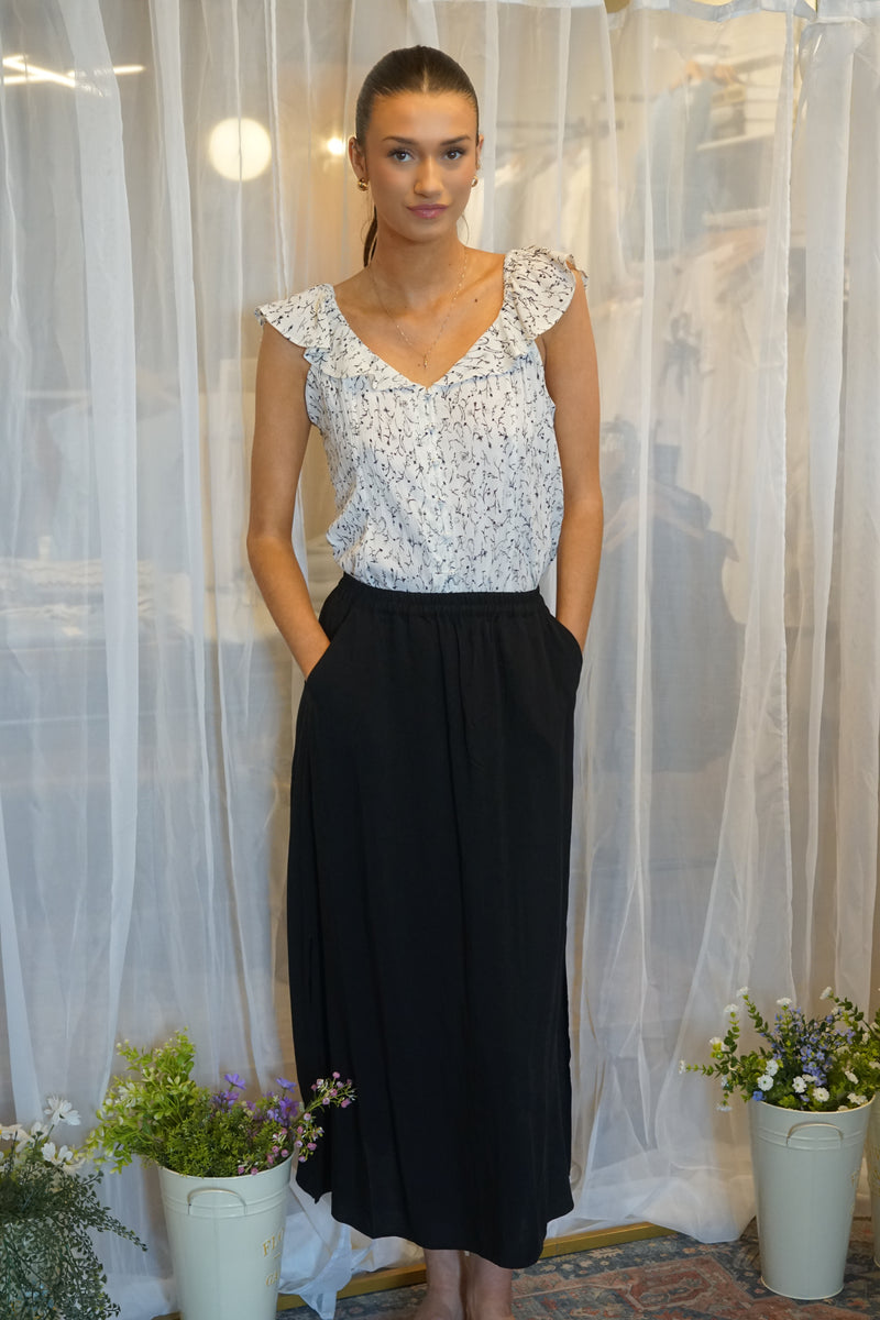 Easy Joy Maxi Skirt-BLK – Uforia Muse